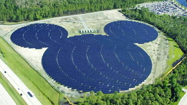 Mickey Mouse-shaped solar facility unveiled at Disney World | WFTV