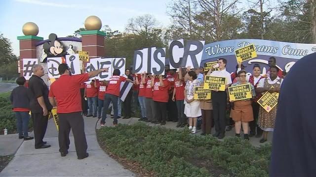 Disney union employees protest about not getting bonus | WFTV